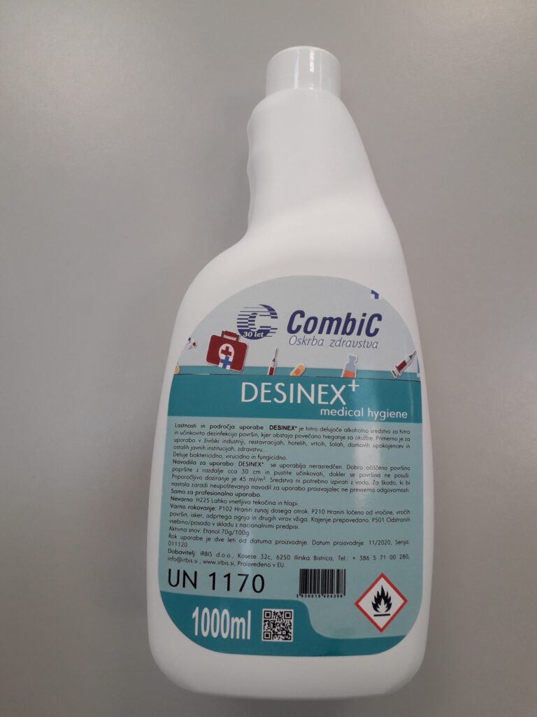 Desinex 1L razkužilo za površine refill - Combic - Zdravstveni in ...